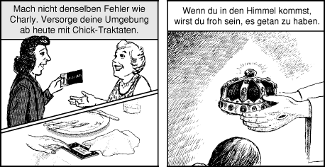 Chick.com: German - He Never Told Us (Retail)